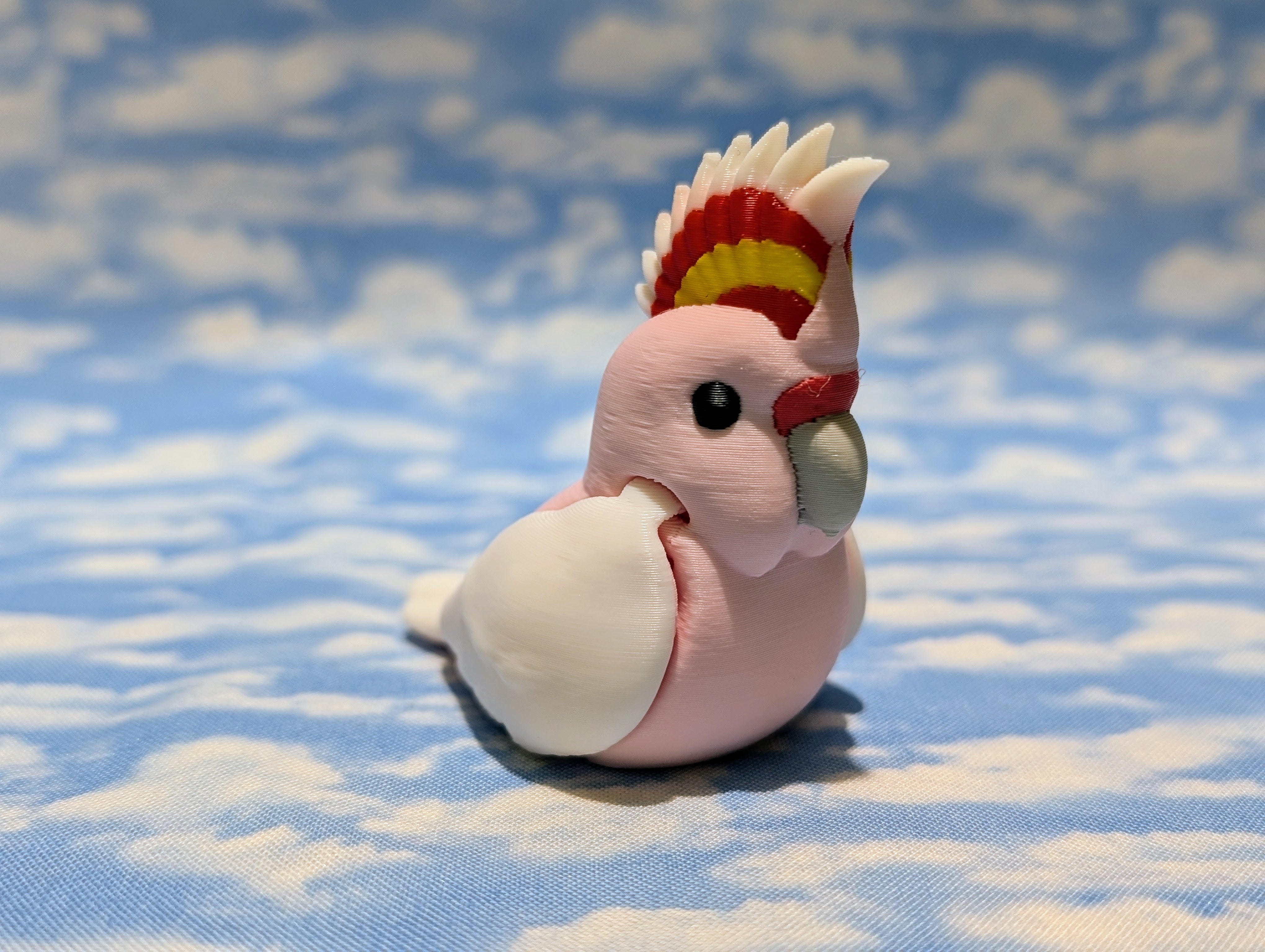 Pink cockatoo (Major Mitchell) – Cake-Bit Studio Shop